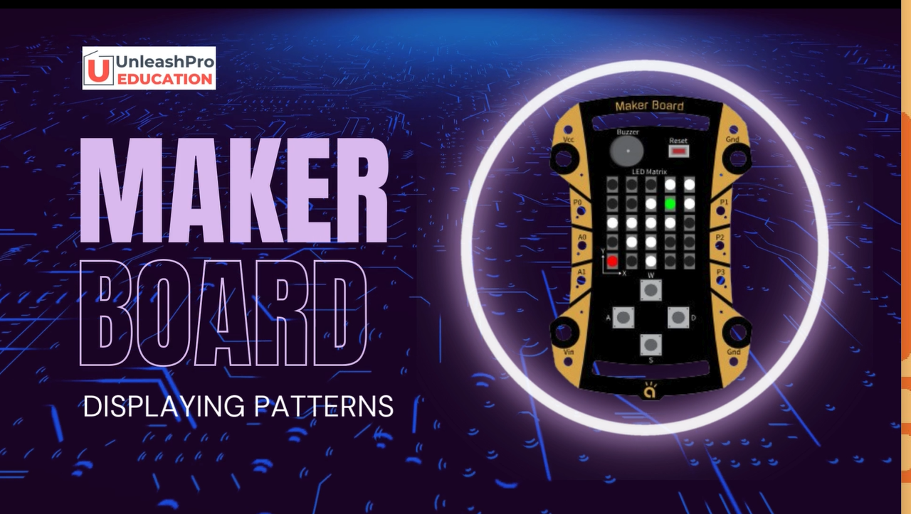 Displaying Patterns on Maker Board - Avishkaar Project